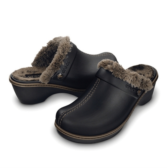 CROCS | Shoes | Crocs Women Cobbler Eva Comfort Insulated Lined Clogs ...